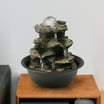 3 Tier Water Desktop Fountain Waterfall Landscape Ornaments Small ...