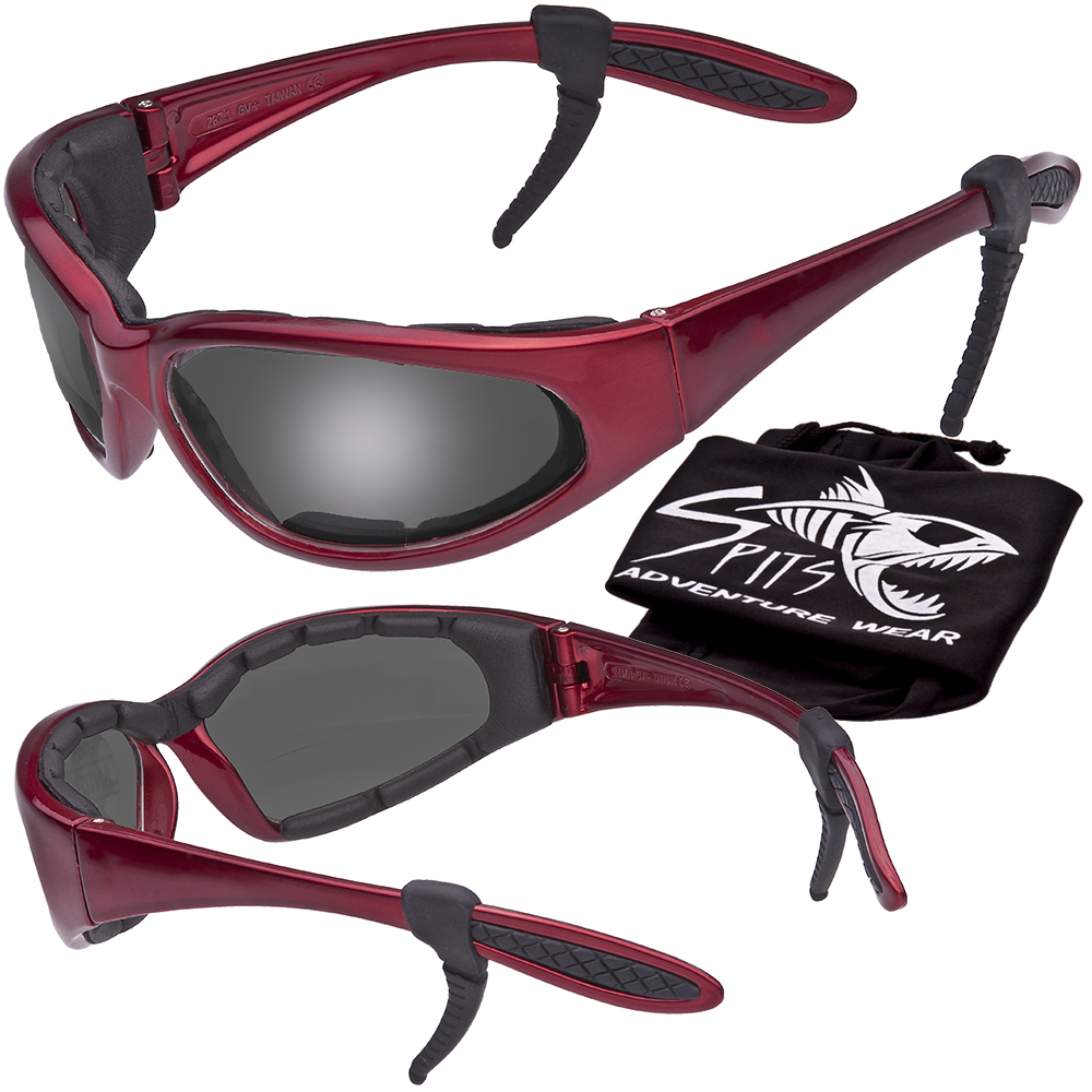 Spits Eyewear Hercules Safety Glasses (Frame Color: Red Frame With Foam ...