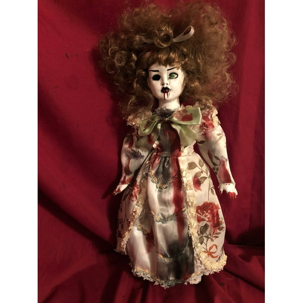 Ooak Vampire Up Do Creepy Horror Doll Art By Christie Creepydolls