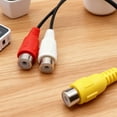 Durability 1 Male to 2Female Cable with Gold Plate Connectors for Clear ...