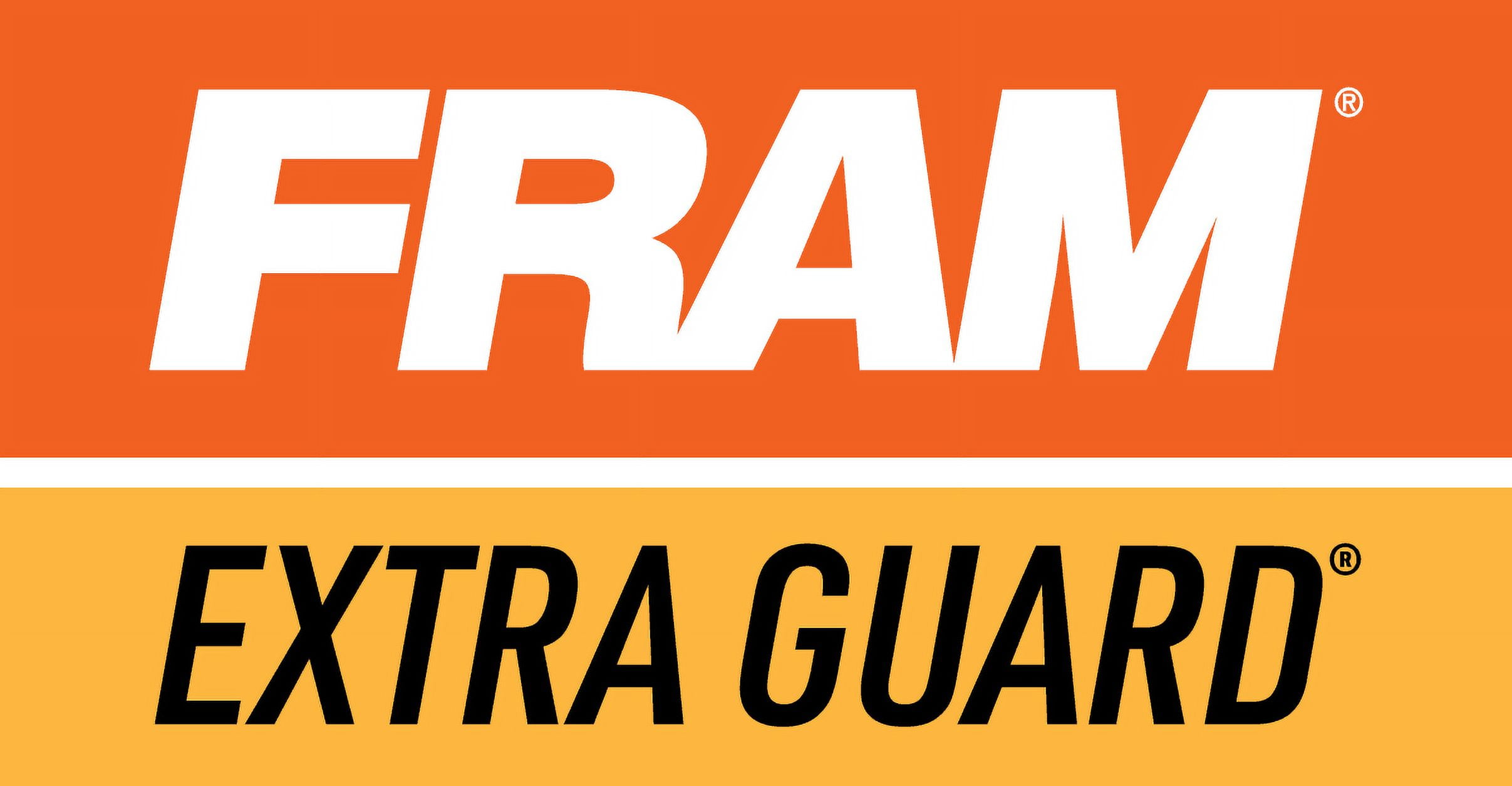 FRAM Extra Guard Filter PH3614, 10K mile Change Interval Oil Filter ...