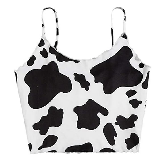 Cow Print Tops