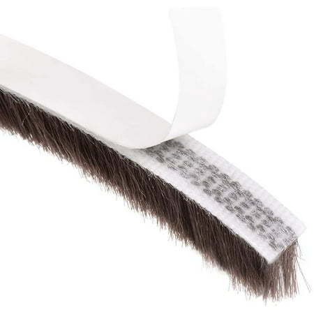 Brush Weather Stripping, Adhesive Felt Door Seal Strip Pile ...