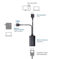 Cable Matters Uni-directional HDMI to DisplayPort Adapter for Desktop ...