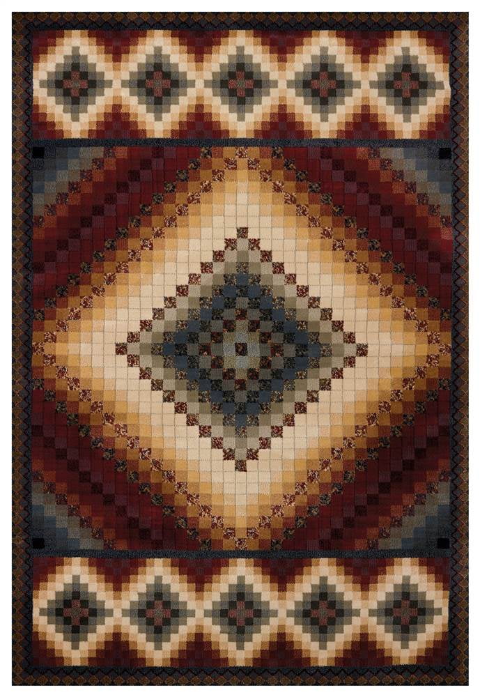 Spice Postage Stamp Area Rug (3 ft. L x 1 ft. 10 in. W) - Walmart.com