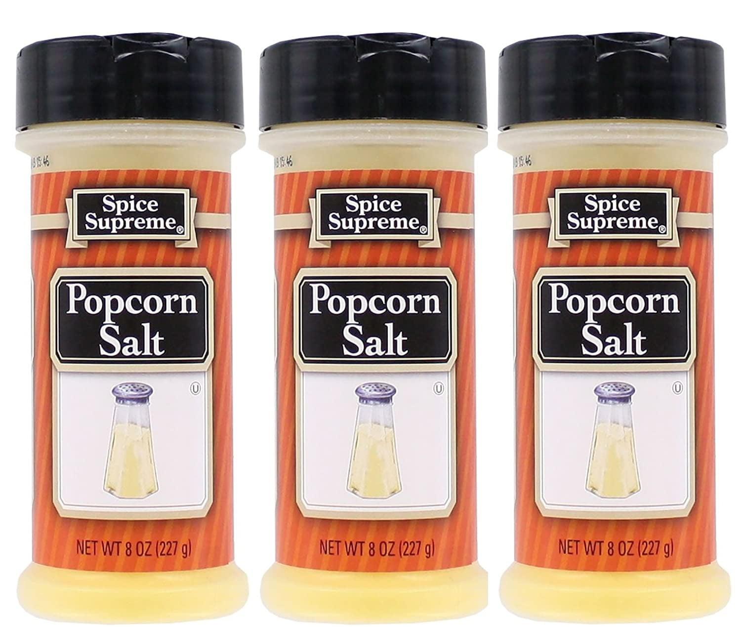 Spice Supreme Authentic Movie Popcorn Salt (3-8oz Jars -Total of 1.5 ...