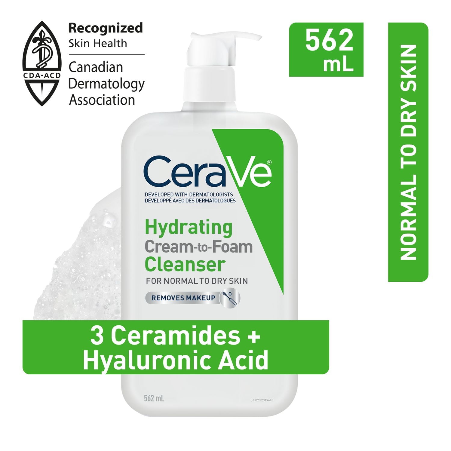 Click here for Cerave Cream-To-Foam Cleanser  Hydrating Face Wash... prices