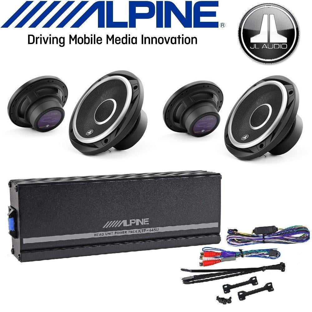 Alpine KTP-445U 4-channel Power Pack Amplifier JL Audio C2-650X ...