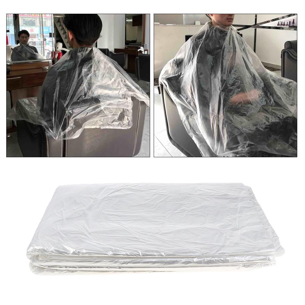 200 Piezas De Corte De cabellero Desechable Cape Salon Gown Salon ...