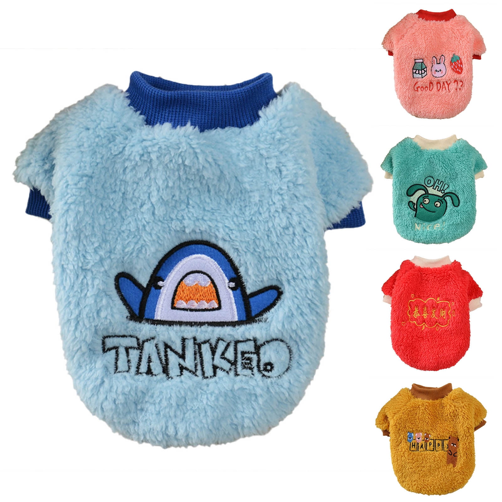 Walbest Puppy Pullover Clothes for Dogs Boy Girl Winter Warm Sweaters ...
