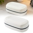 1 Soap Dish,Double Layer Soap Box Drain Sealed And Light Proof Soap Box ...