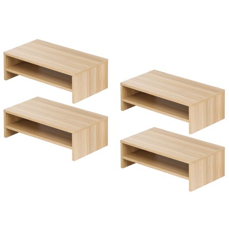 FITUEYES 2 Tier Computer Monitor Riser Stand Clamp Desktop Stand ...