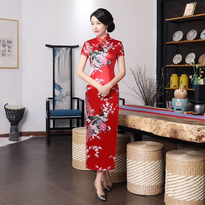 Click here for Kojooin Women Long Cheongsam Dress Multi-Color Ret... prices