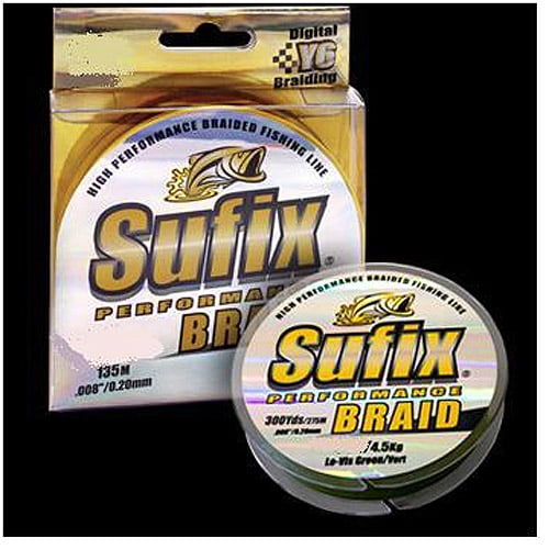 Sufix Performance Braid Fishing Line 300 yd 20lb Green - Walmart.com