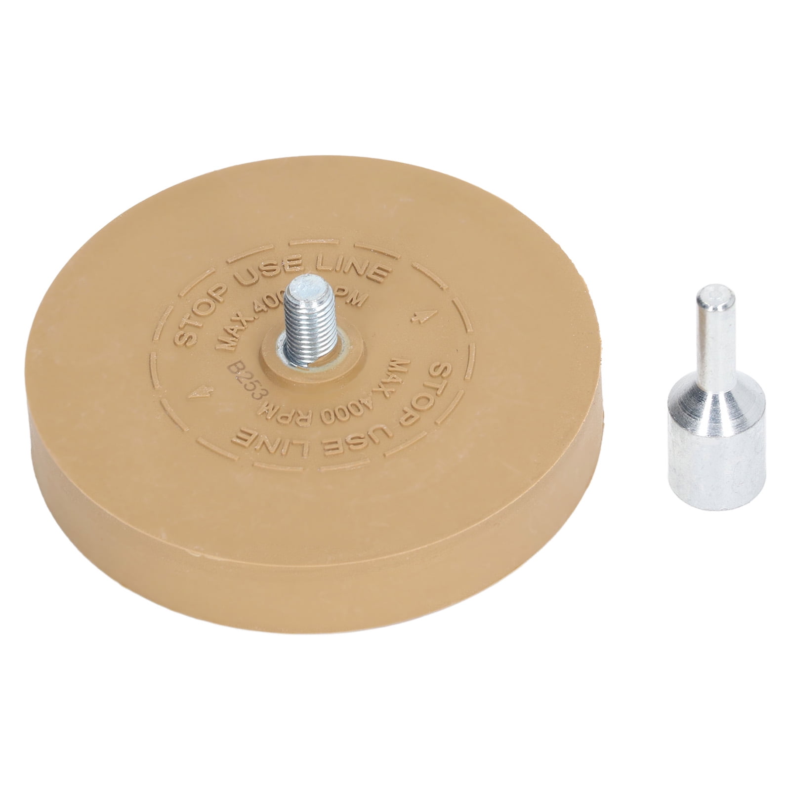 Rubber Eraser Wheel, Heavy Duty 3.5in Diameter Pneumatic Adhesive ...