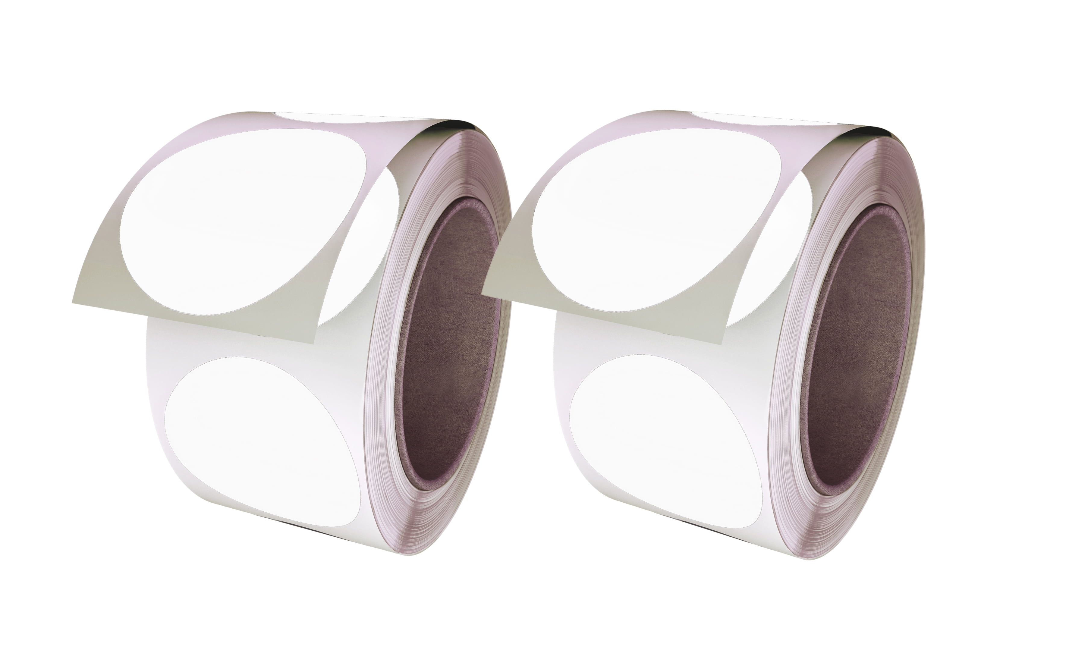 Royal Green White Round Labels Circle Adhesive dot Stickers 50mm - 2 ...