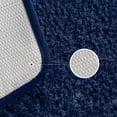 Luxury Non-Slip Navy Bathroom Rugs, Large Bath Mats, Water Absorbent ...