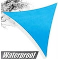 size 13' x 22' x 25.6' blue ctslt triangle waterproof sun shade sail ...