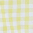 Efavormart 54" Square WHITE / YELLOW Checkered Wholesale Gingham ...