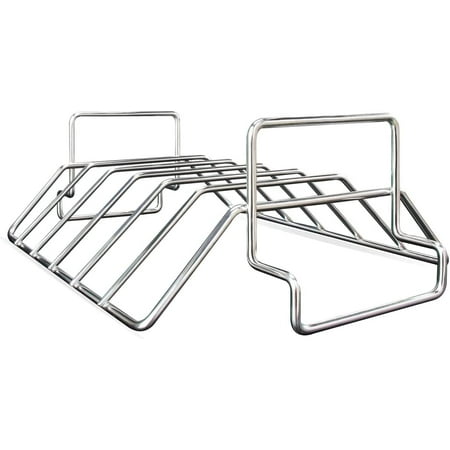 Kamado Joe BBQ Rib Racks for Smoking Turkey Roasting Rack 2 in 1 Dual ...