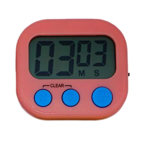 Digital Timer,LCD Screen Loud ,Kitchen Timer,Classroom Timer for Teachers Bathroom Baking ...