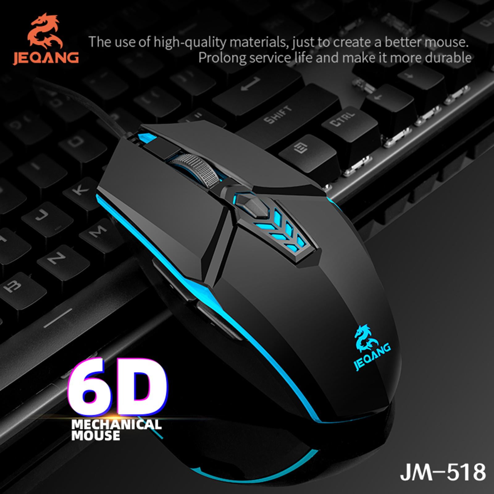 Computer Gaming Mouse, RGB Optical Laptop Mouse with Plug And LED ...