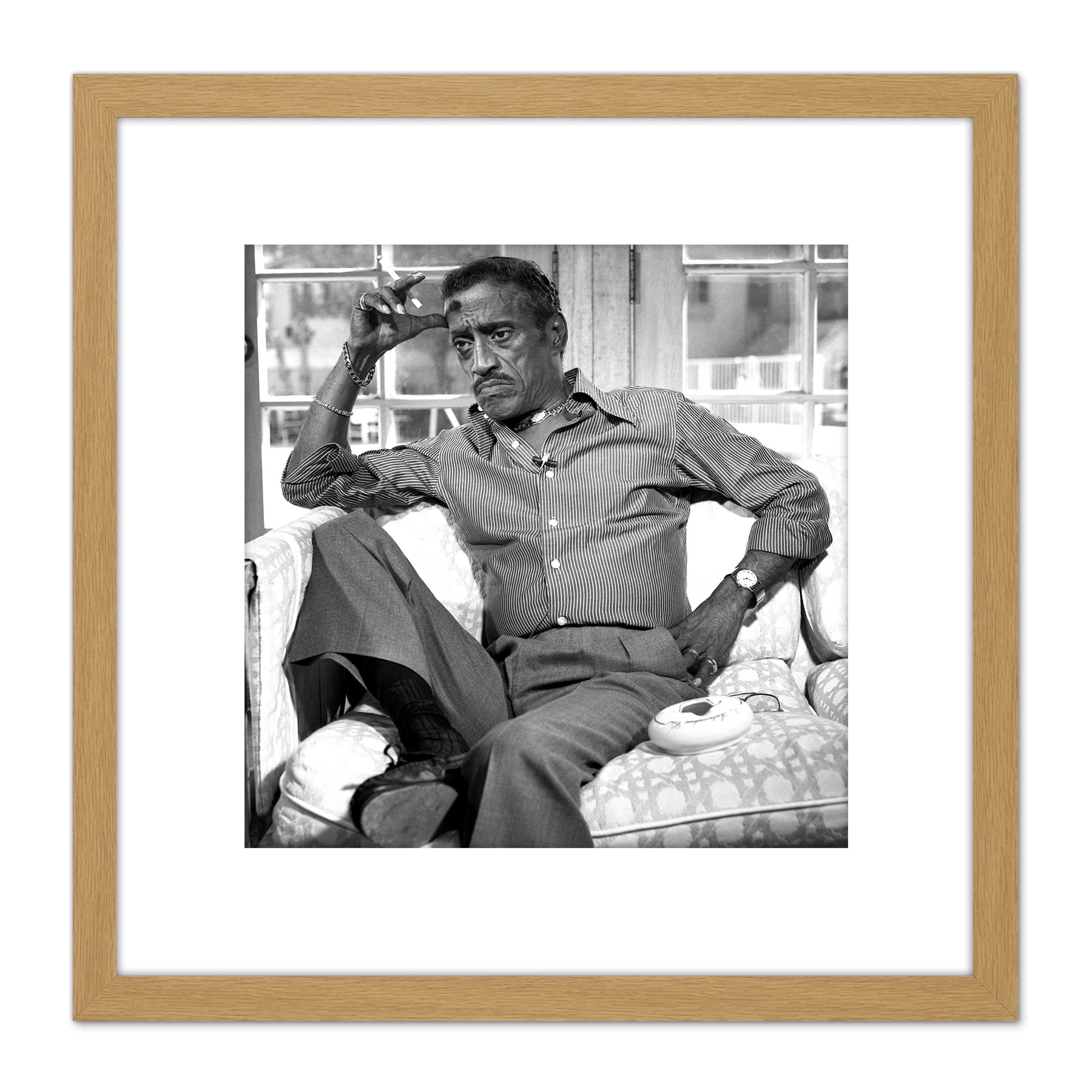 Allen Warren Portrait Entertainer Sammy Davis Jr Photo 8X8 Inch Square ...