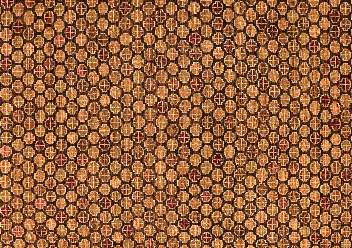 Ahgly Company Indoor Rectangle Abstract Orange Modern Area Rugs, 8' x ...