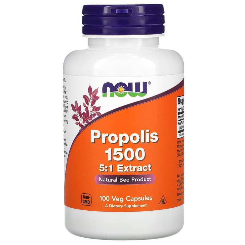 NOW FOODS PROPOLEO 1500, 100 CAPSULAS VEGETALES | Bodega Aurrera en línea