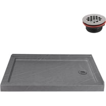 Streamline NTM-922-60GR-CR 60 in. x 36 in. Corner Acrylic Shower Base ...