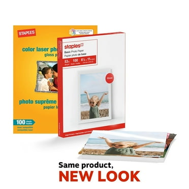 Self-Adhesive Photo Paper, Sticky Photo Paper, Glossy, 8.5 x 11 Inch ...