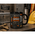 2D Flat Mug, Heavy Equipment Mechanic Mug Toolbox Edition Gift for ...