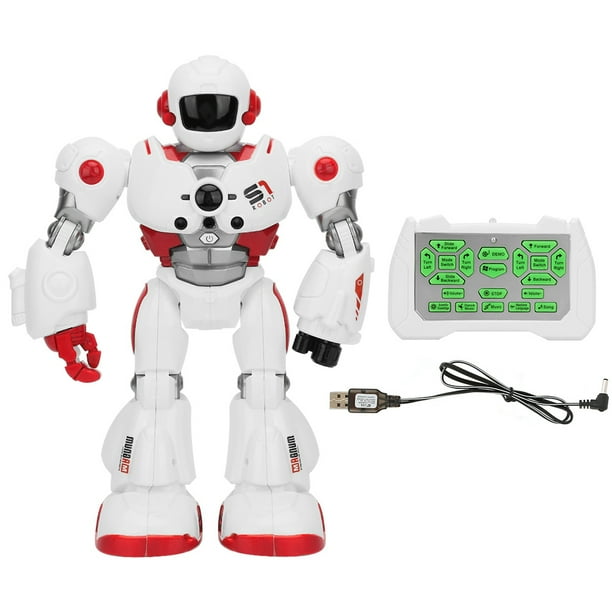 OTVIAP Kids Remote Controlled Robot Intelligent Programming Gesture ...