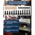 38-Piece Tire Valve Stem Tool Kit with TR412 TR413 TR414 Valve Cores ...