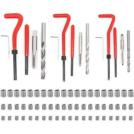 SICED 75 Pieces Thread Repair M5 M6 M8 Thread Repair Kit Thread Insert ...