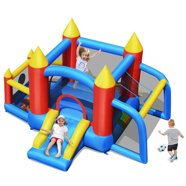Doctor Dolphin Bounce House with Slide for Backyard Dreamy Inflatable ...