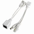 1Pairs Ethernet Power Injector and Splitter Kit For Networks Devices ...