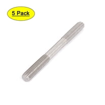 M6x65mm 304 Stainless Steel Double End Threaded Stud Screw Bolt 10pcs ...