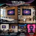 8 Pack Art Acoustic Panels Sound Absorbing Vibrant Spiral Galaxy Purple ...