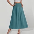 asdoklhq Women's Pleated Skirts Tulle Skirt Elastic High Waisted A-Line ...