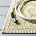 SAFAVIEH Courtyard Erin Traditional Indoor/Outdoor Area Rug, 5'3" x 5'3 ...