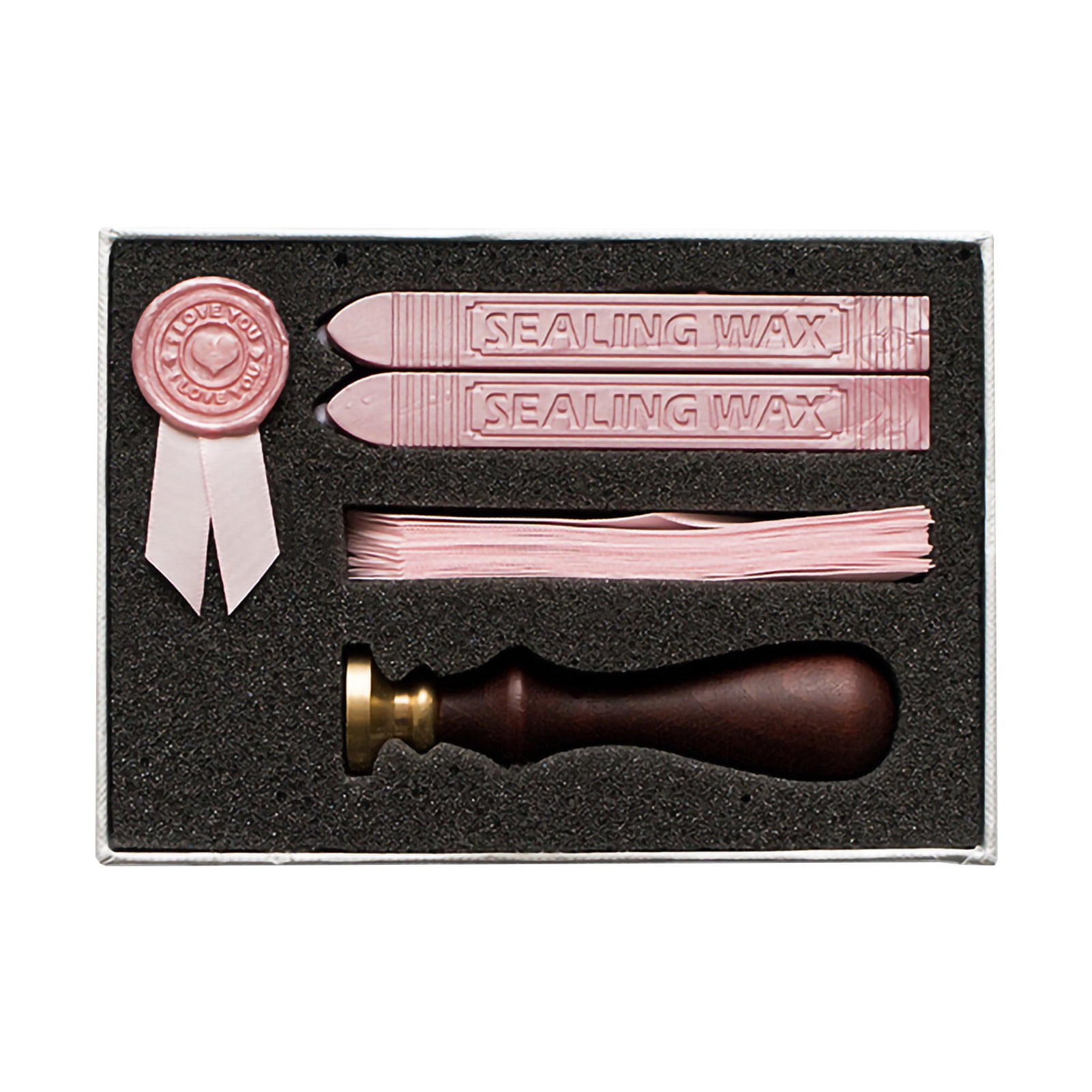 Juego de sellos de sello de cera Barras de cera para sellar con mechas ...