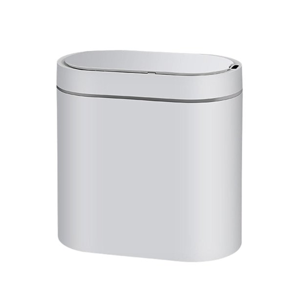 Bathroom Smart Touchless Trash Can with Lid for Laundry Bathroom Living ...