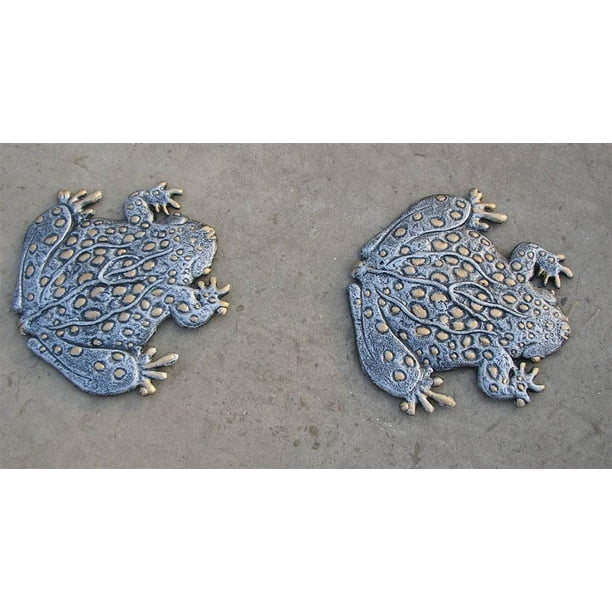 Frog Stepping Stone in Pewter Finish - Walmart.com