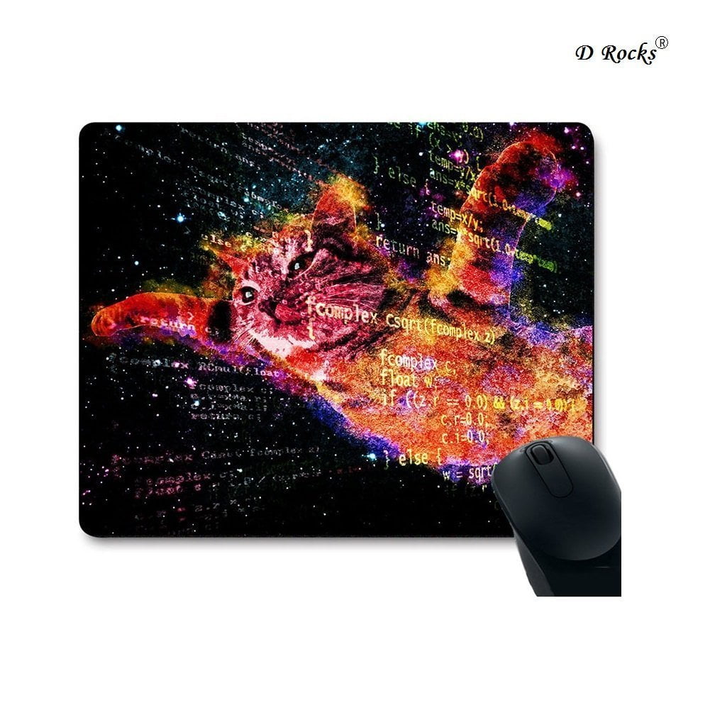 POPCreation The Story Between Cat And Space Fat Cat Mouse pads Gaming ...
