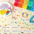 24 Color Pony Beads Jewelry Making Kit for Bracelets Necklaces Hair ...