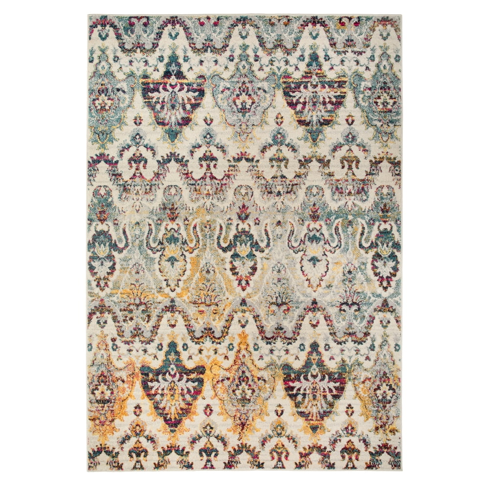 Lr Home Gypsy Albedo 8 x 10 Transitional Floral Cream, Gray ...