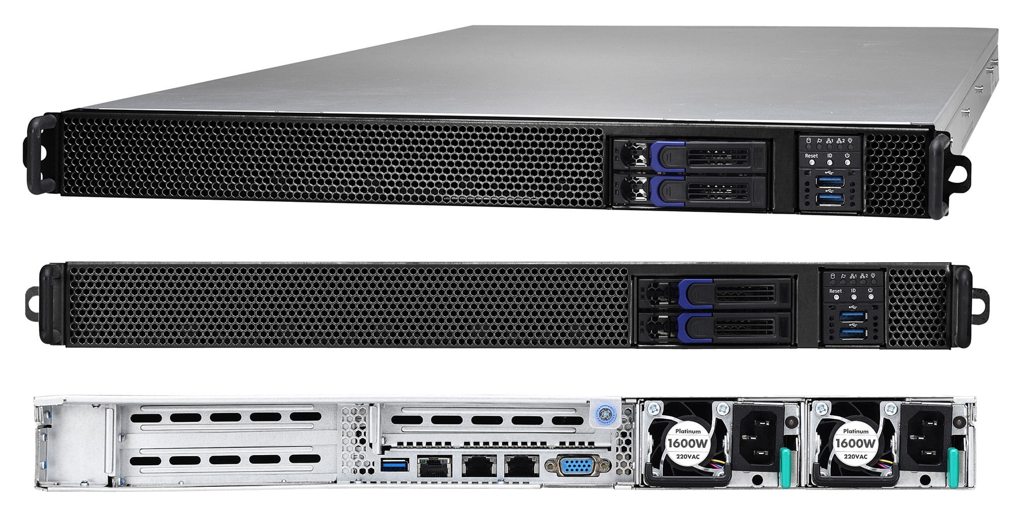 Tyan Thunder HX GA88-B5631 B5631G88V2HR-2T-N 1U Rackmount 4-GPU Server ...
