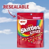 SKITTLES LITTLES Original Chewy Candy, Fruit Snacks, Resealable 7.2 Oz ...