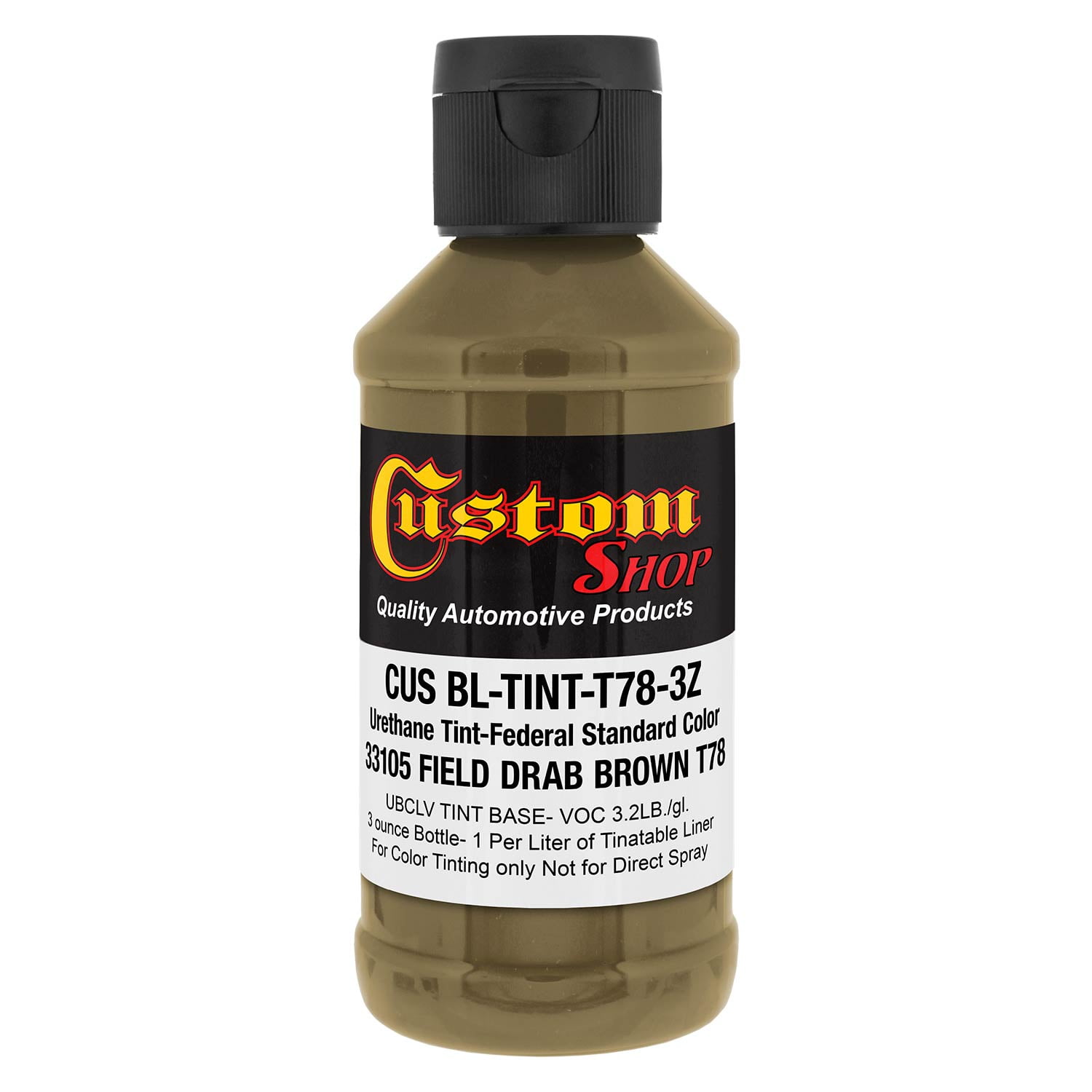 Custom Coat Camo 3oz. (Field Drab Brown Federal Standard Color #33105 ...